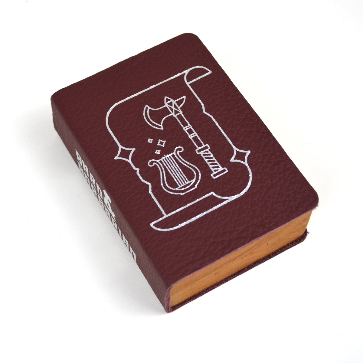 Dice Spellbook by Elderwood Academy- Crimson/Silver – Bard and Barbarian